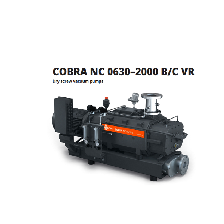 COBRA NC 0630–2000 B/C VR Dry screw vacuum pumps